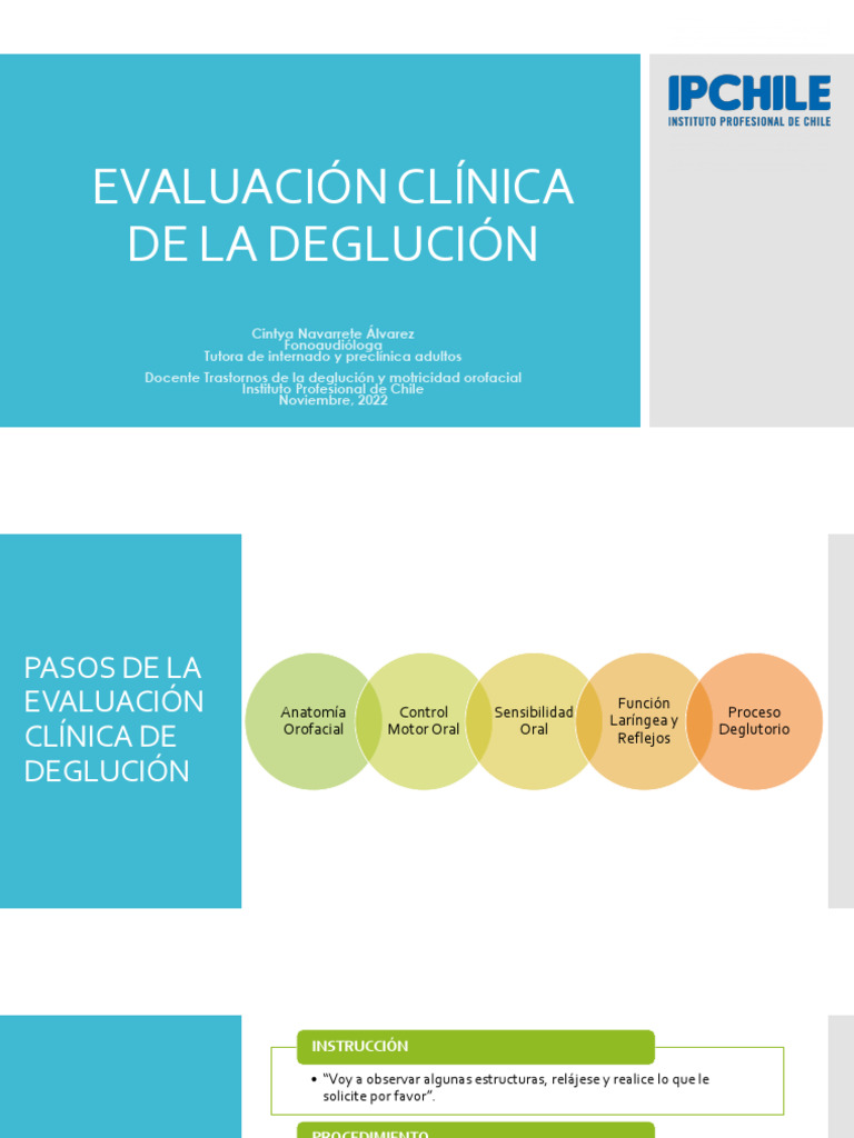 Evaluación Clínica de La Deglución | PDF