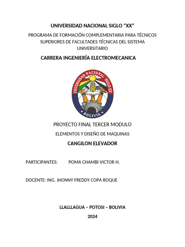 Proyecto Final | PDF