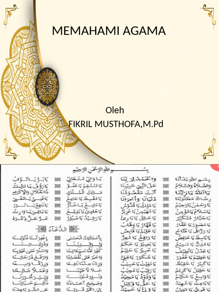 TM 3 Memahami Agama Sebagai Moral Dan Akhlak Dalam Kehidupan | PDF