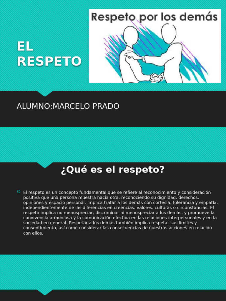 EL RESPETO | PDF