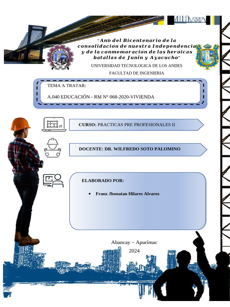 INFORME E040 PARA PP2 Asta Capitulo Tres (1) (Recuperado Automáticamente) | PDF