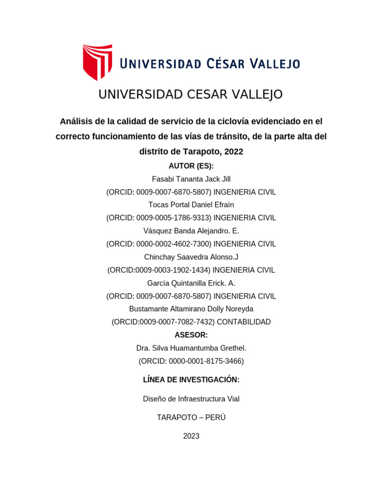 Universidad Cesar Vallejo | PDF