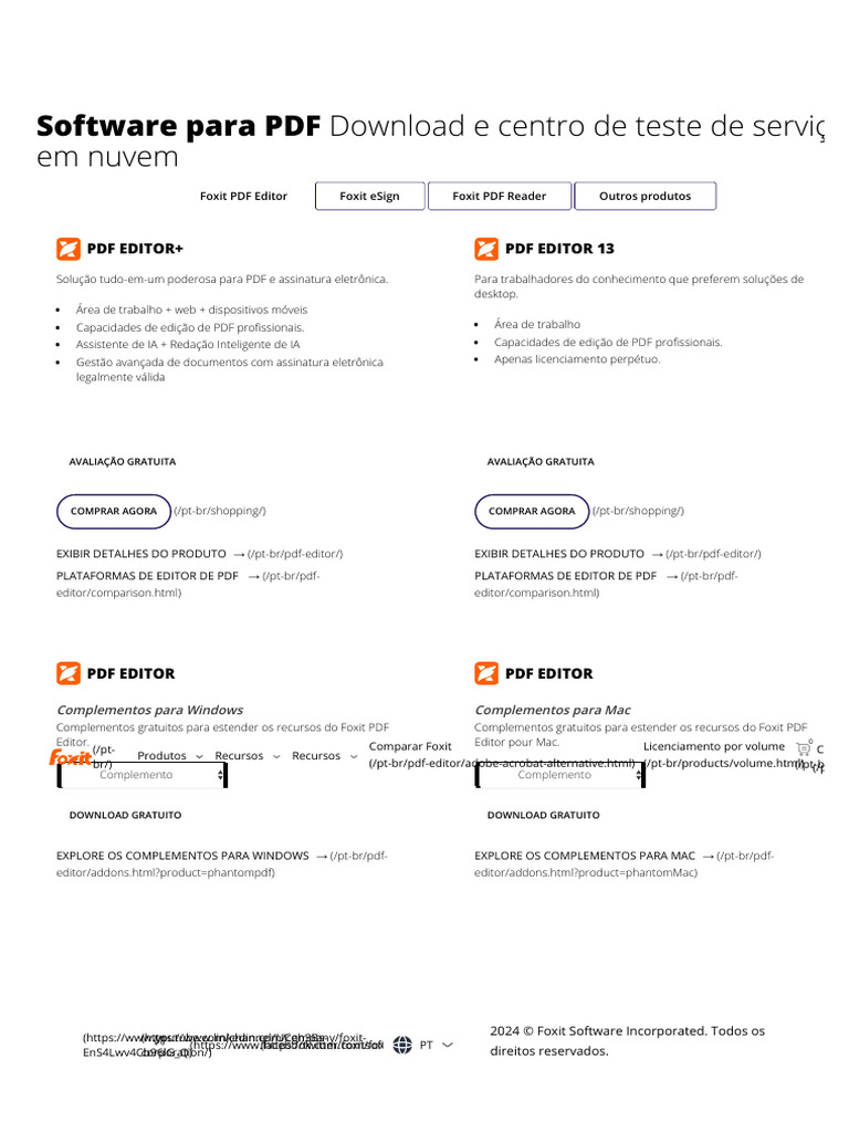 Grátis de Software para PDF - Foxit Software | PDF