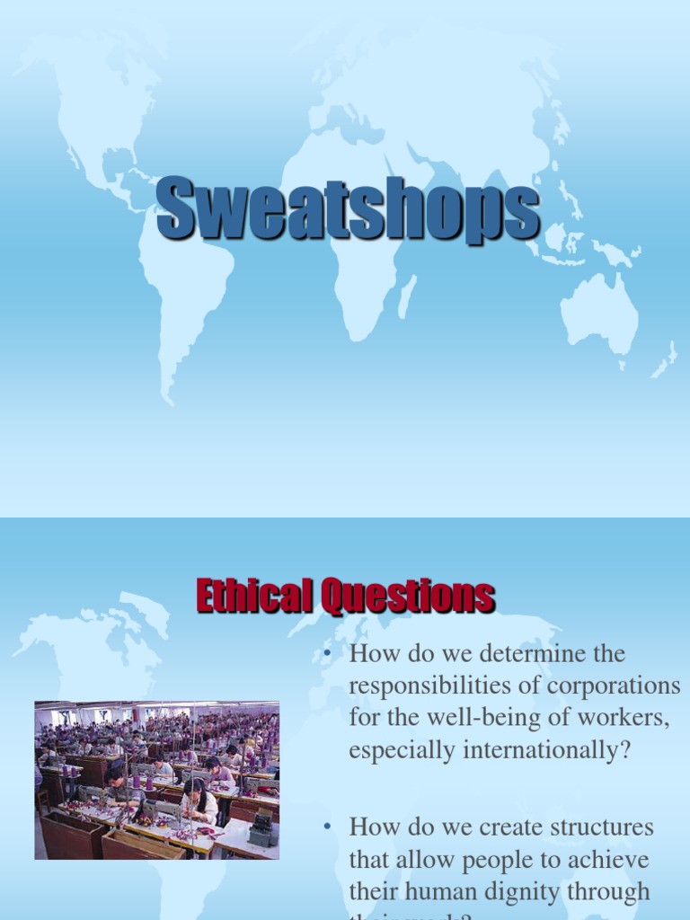 Sweatshops (1) | Sweatshop | Employment | Free 30-day Trial | Scribd