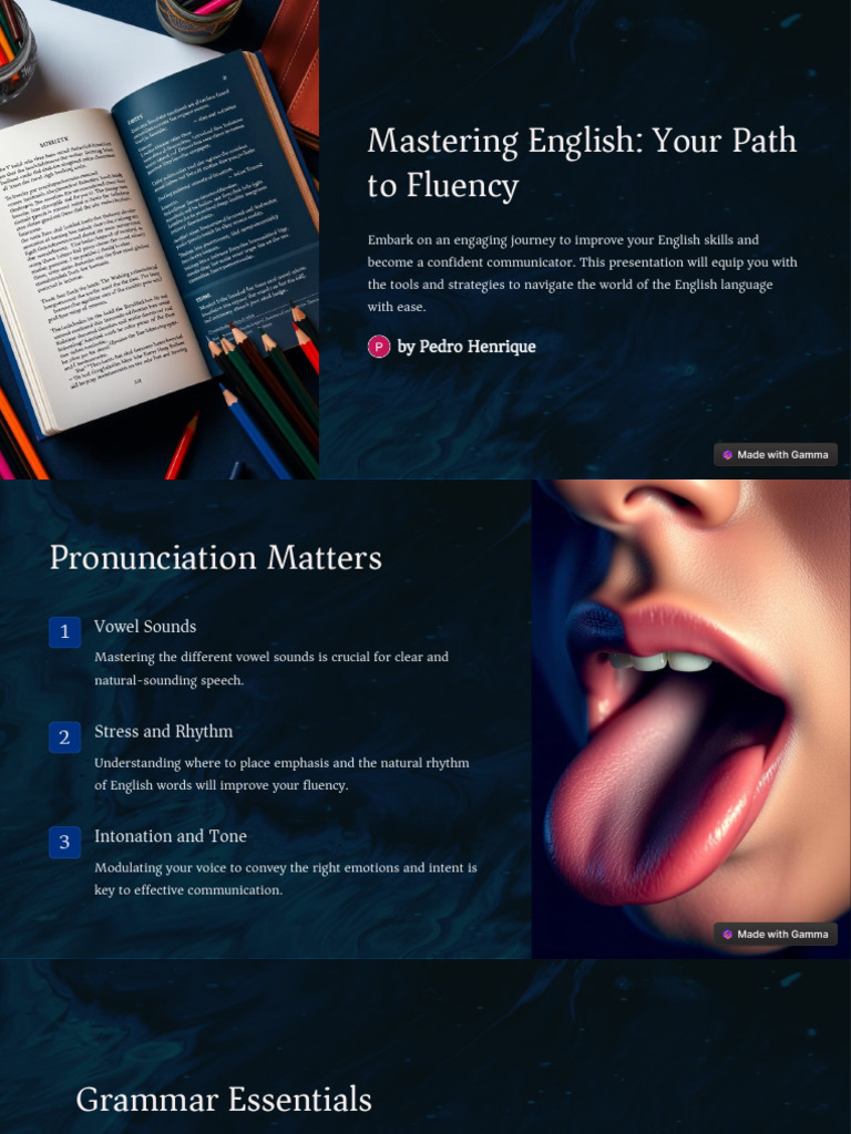 Mastering English Your Path To Fluency | PDF