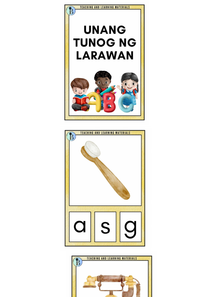 Unang Tunog | PDF