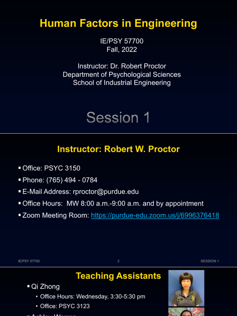 01 Human Factors in Engineering PDF | PDF