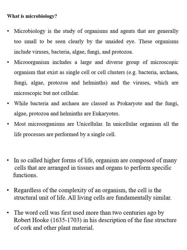 History of Microbiology | PDF