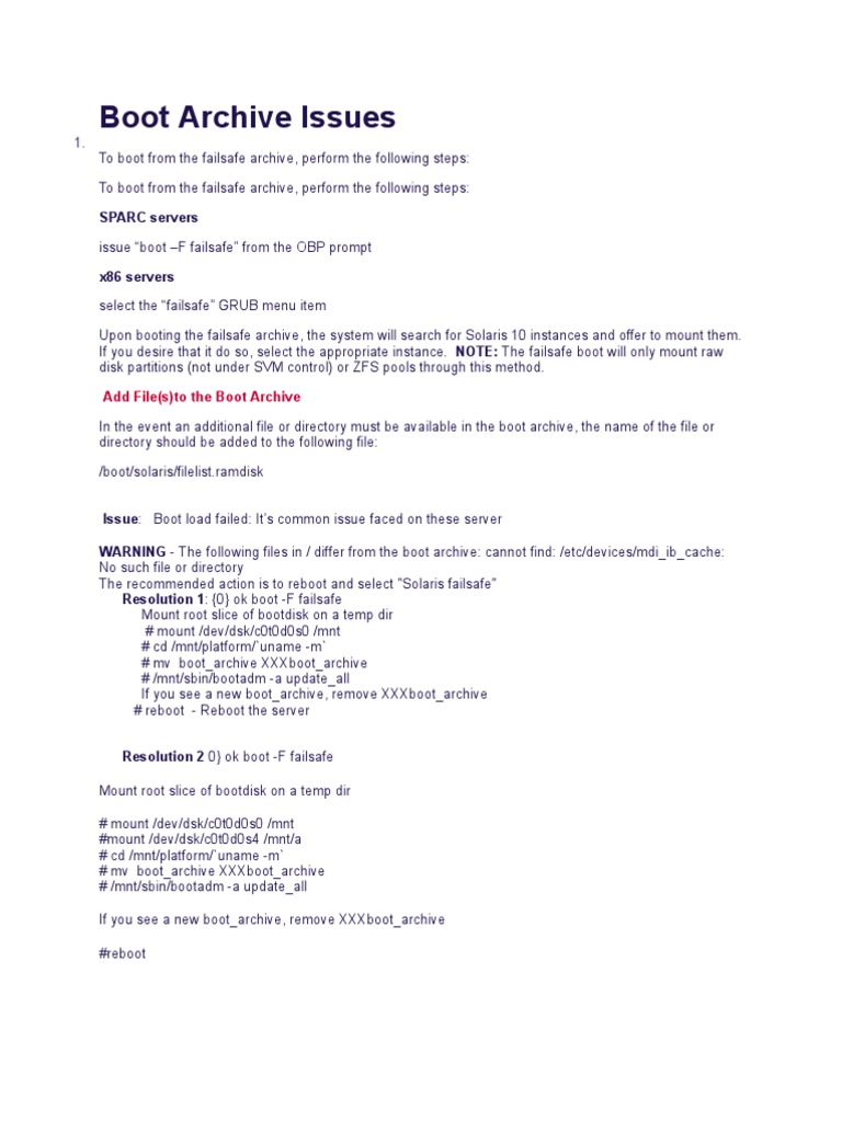 Boot Archive | PDF | Booting | Computer Virus