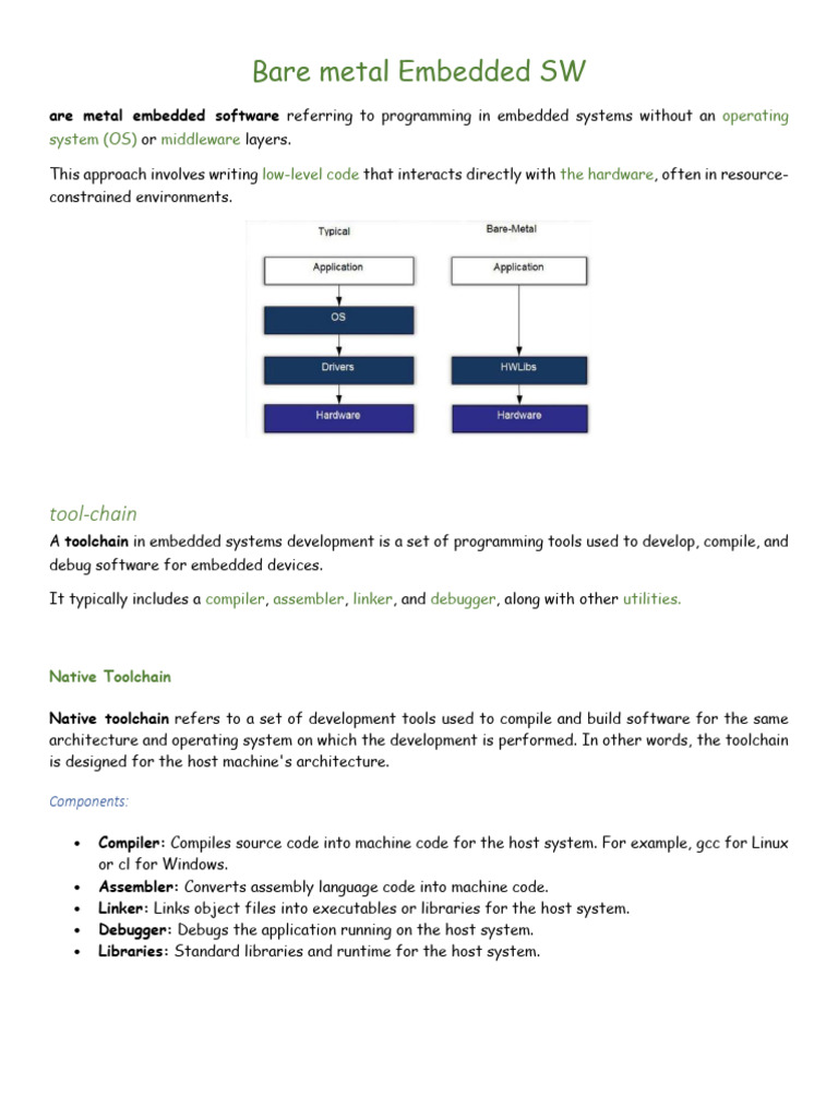 Baremetal Embedded SW | PDF