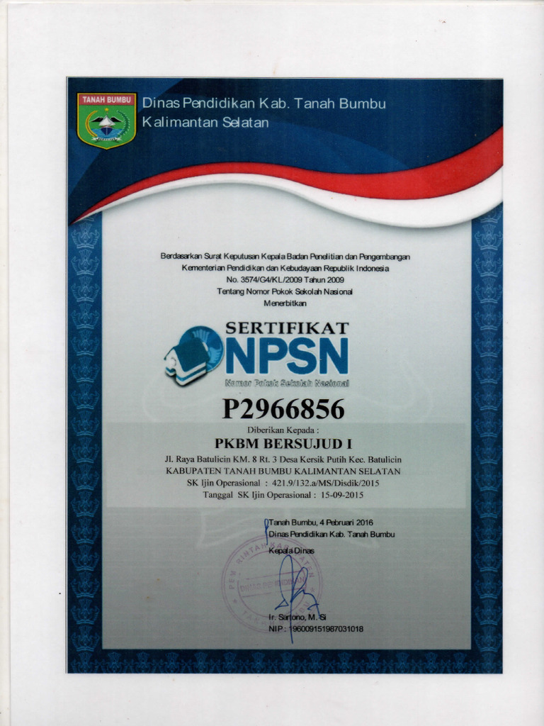 NPSN | PDF