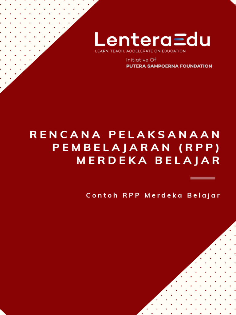 Contoh RPP Merdeka Belajar | PDF