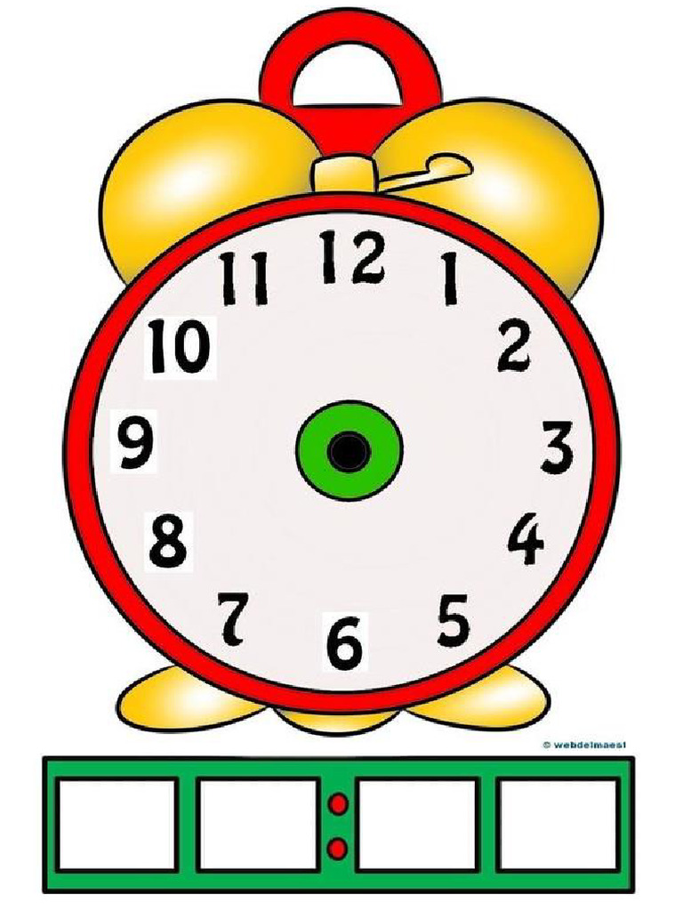 CLOCK MODEL FOR CLASS PRACTICE | PDF