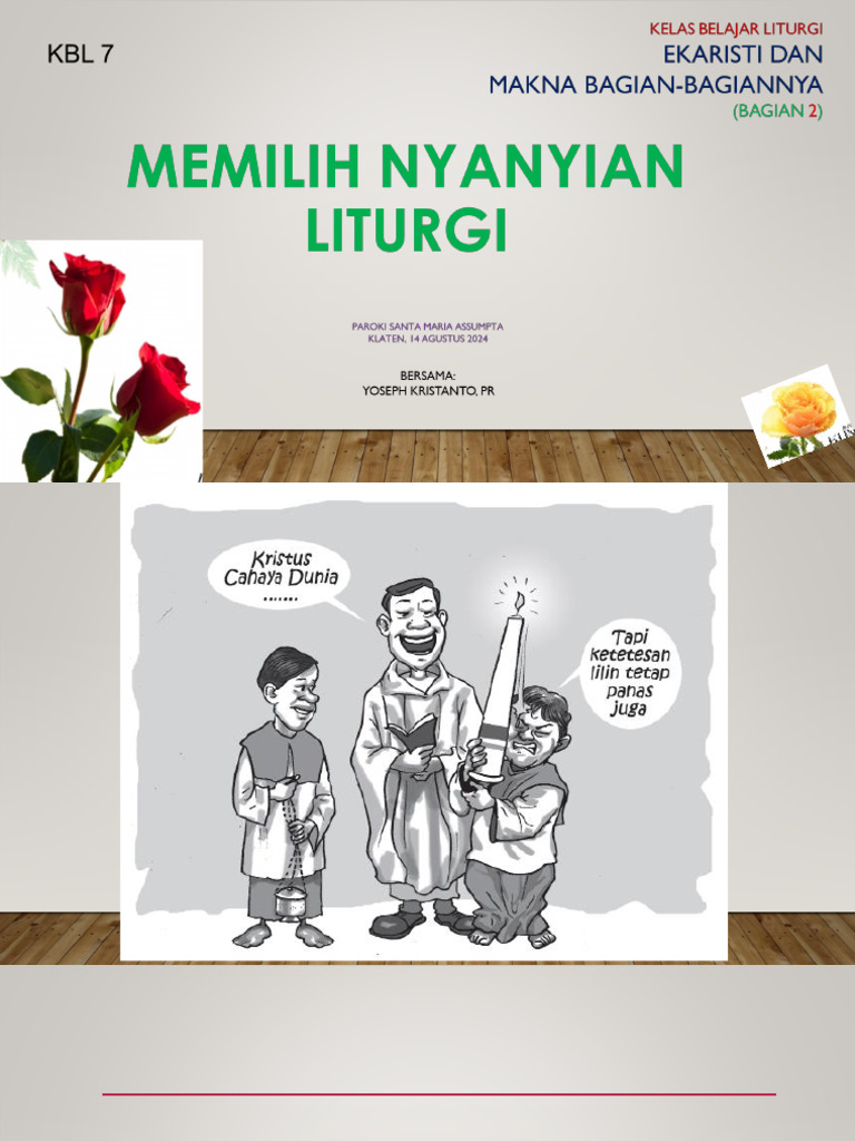 KBL 7-EKARISTI DAN MAKNA BAGIANNYA (Bag-2) (Rny) | PDF