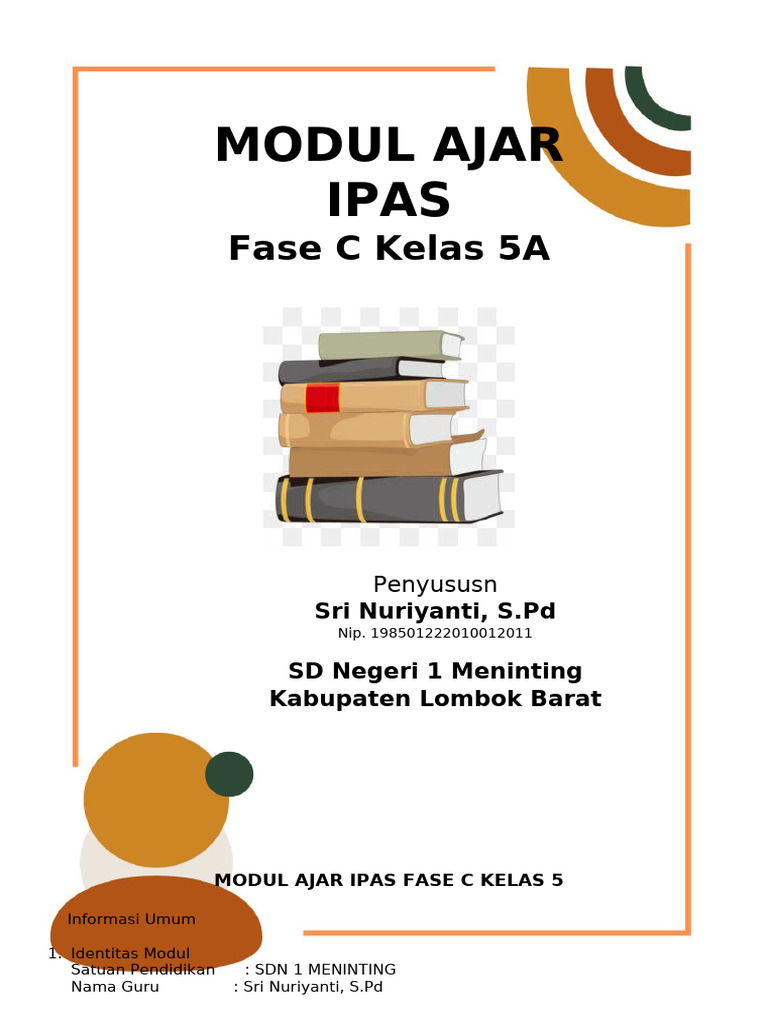 Modul Ajar Tata Surya Kelas 5 SD | PDF | Karier & Perkembangan | Pengembangan Diri