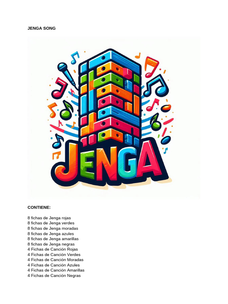 Jenga Song 2 | PDF
