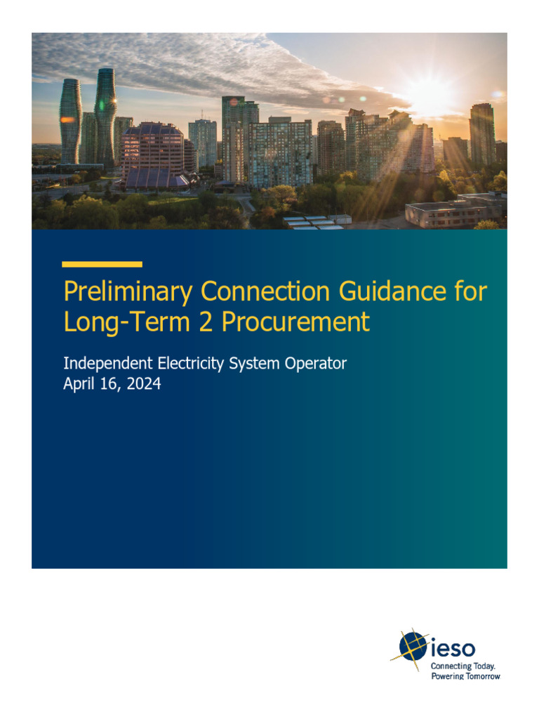 lt2 RFP 20240416 Preliminary Connection Guidance | PDF | Request For ...