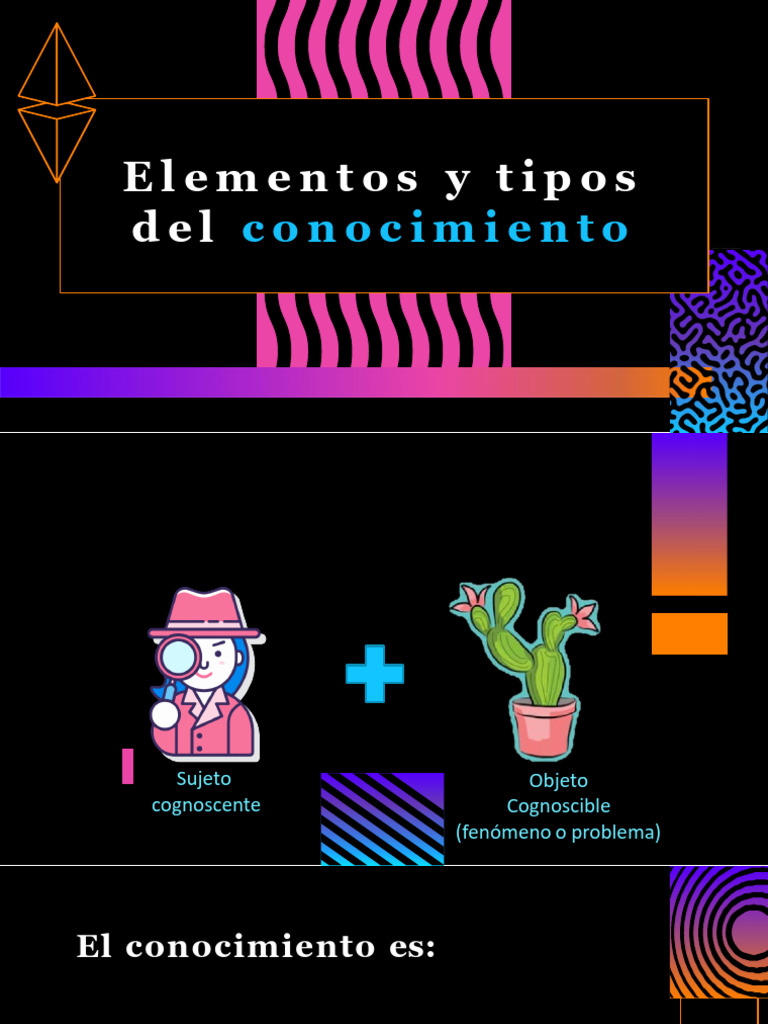 Elementos y Tipos Del Conocimiento | PDF