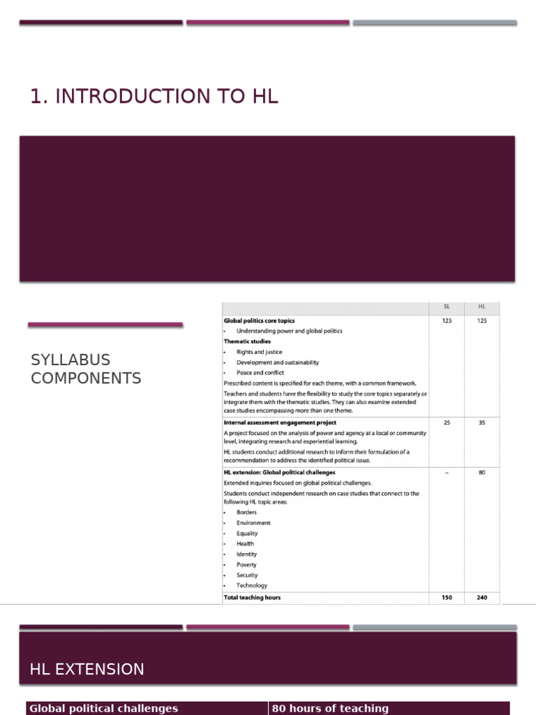 Introduction To HL | PDF