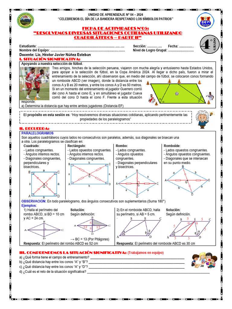 Ficha 5-4to-Ua4-2024 | PDF