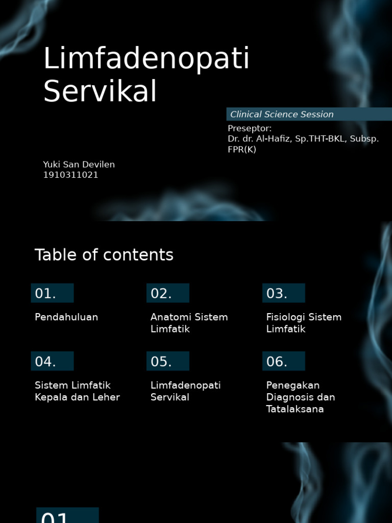 CSS Limfadenopati Servikal - Yuki San Devilen | PDF