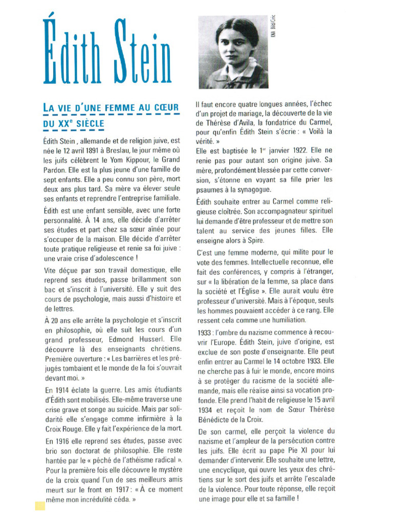 Edith Stein | PDF