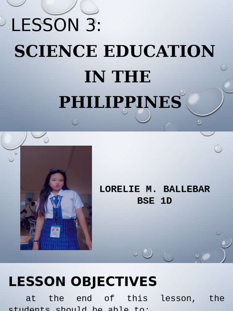 Sts Report Lesson 3 | PDF