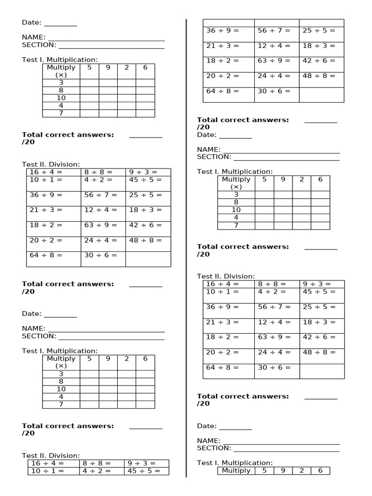 Numeracy-Test-July-2024 | PDF