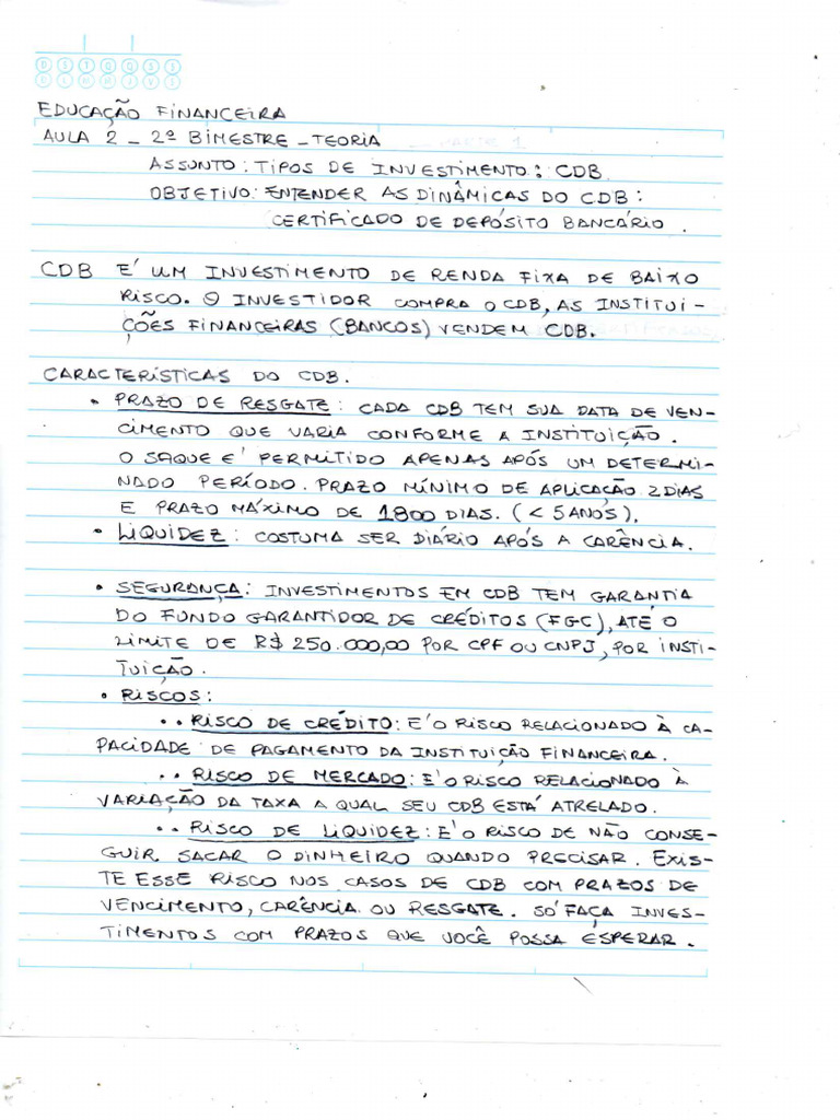 Aula 2 2bi Teoria | PDF