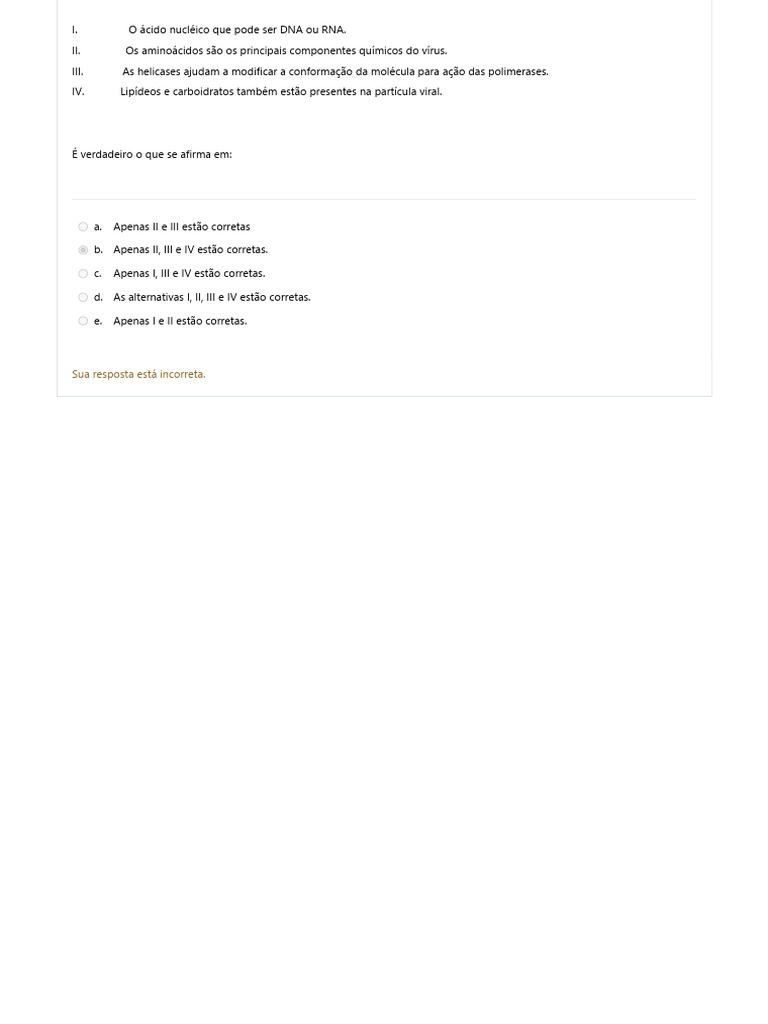 Sua Resposta Está Incorreta | PDF
