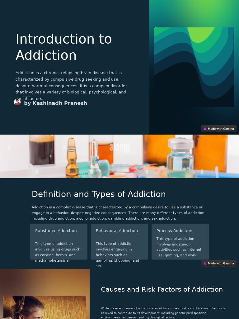Introduction To Addiction | PDF