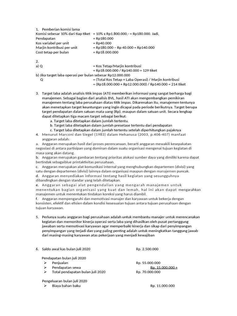 Tugas 2 Akuntansi Manajemen | PDF