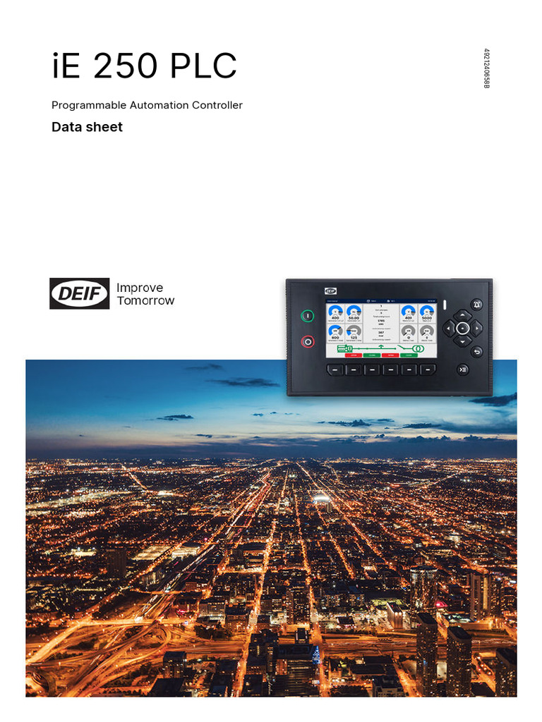 Ie 250 PLC Data Sheet 4921240658 Uk | PDF