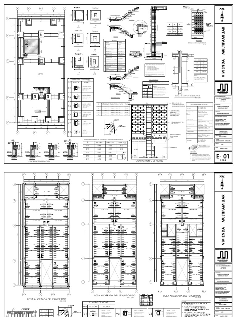 PLANOS DE ESTRUCTURA | PDF