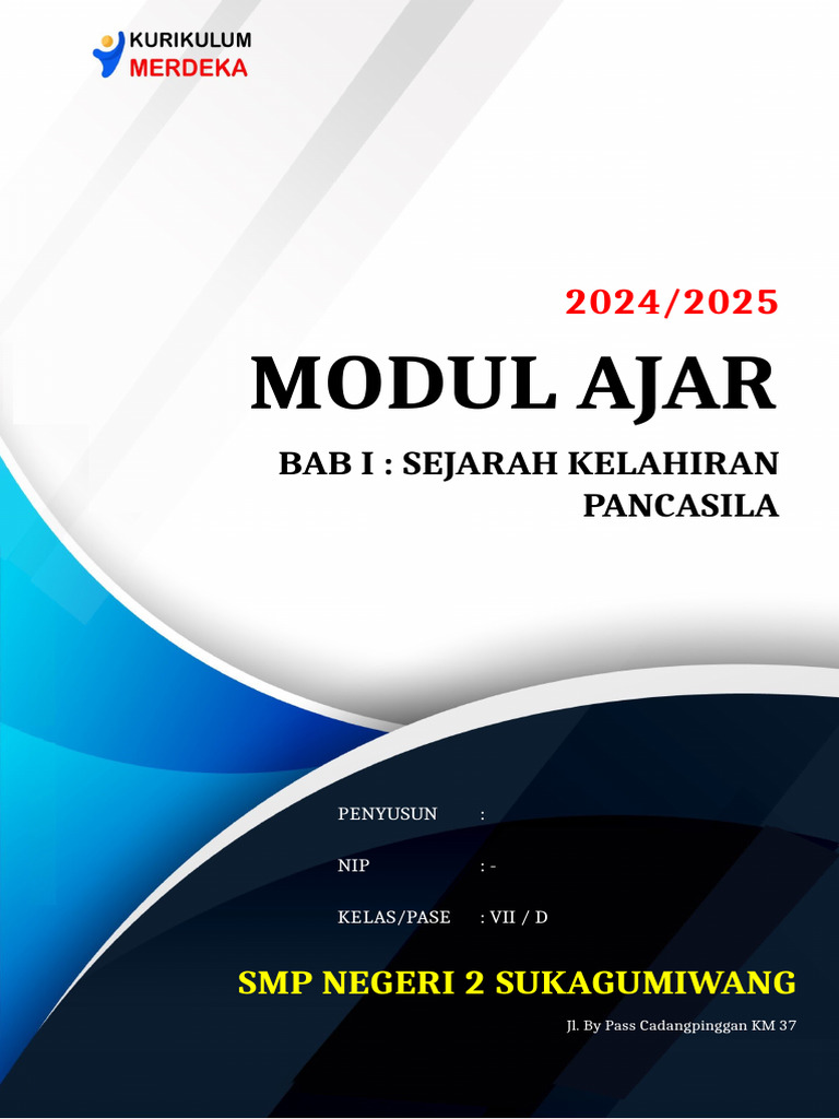 Modul Ajar PPKN Bab I - Sem 1 | PDF