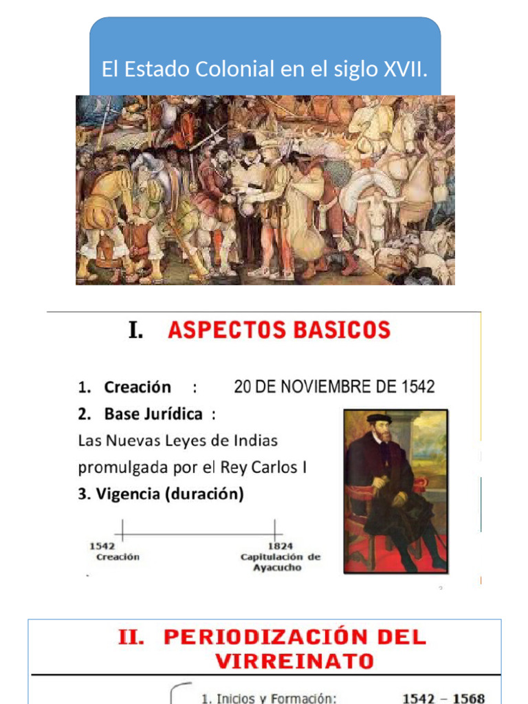 El Estado Colonial en El Siglo XVII | PDF