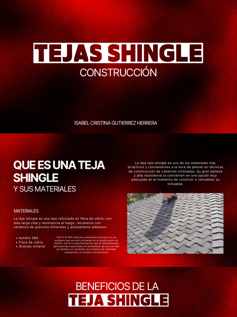 Teja Shingle Caracteristicas | PDF