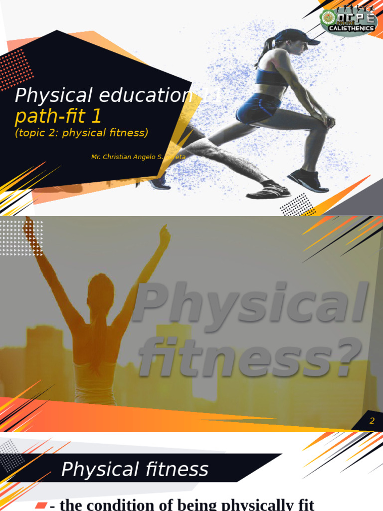 PE11 - TOPIC 2 Physical Fitness | PDF