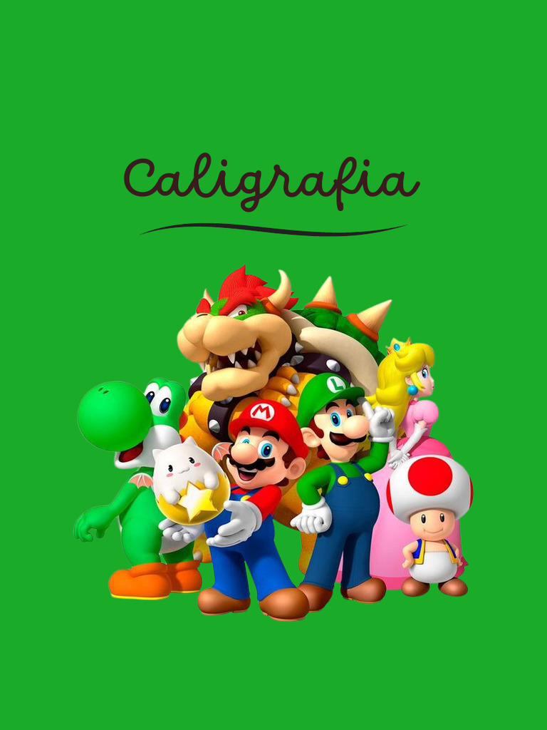 Portada Caligrafia Mario Bross | PDF