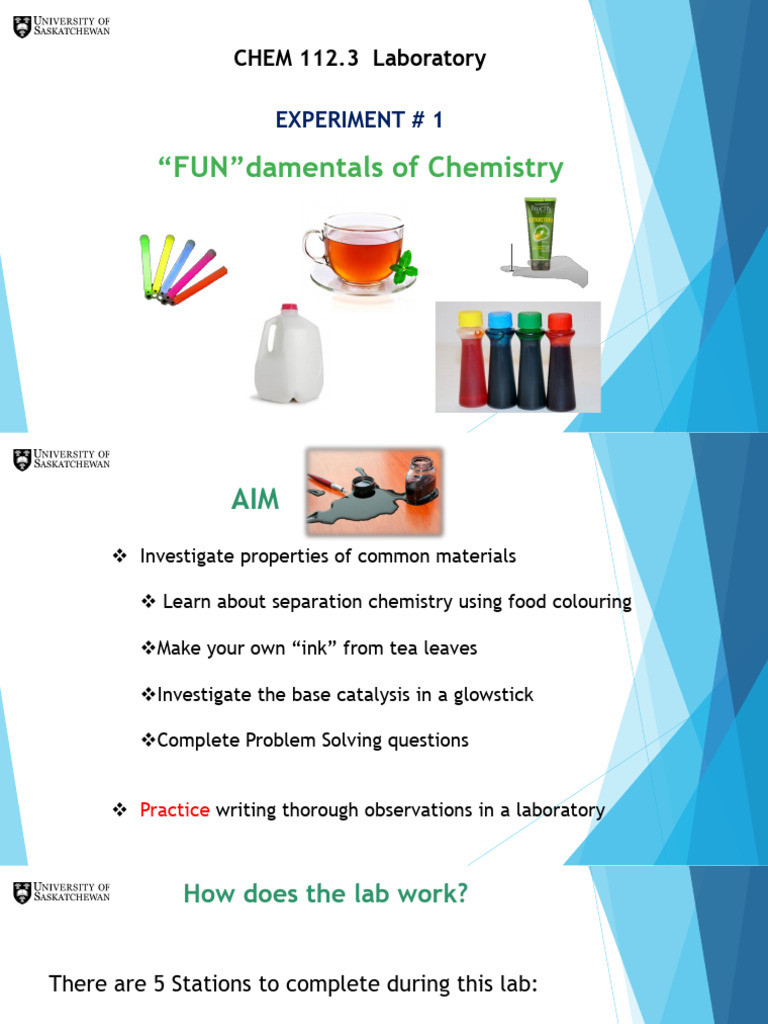 CHEM 112_Experiment 1_Fundamentals 2023 | PDF