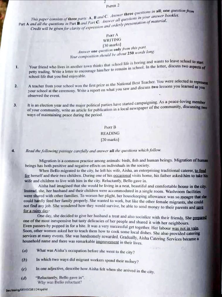 Eng. Lang. Theory Obj Serialized Bece 2024 | PDF Eng. Lang. Theory Obj Serialized Bece 2024 | PDF