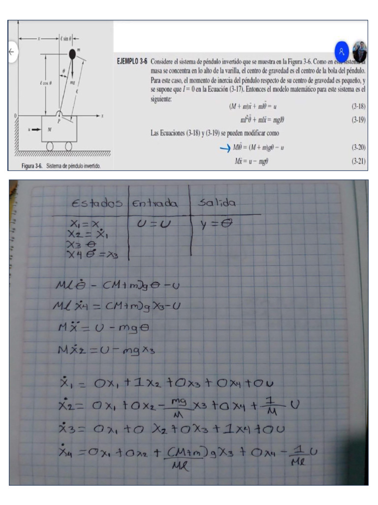 Ejemplo de Pendulo Invertido | PDF