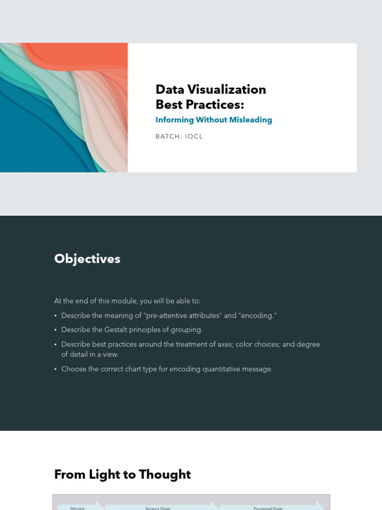 Data Visualization Best Practices | PDF