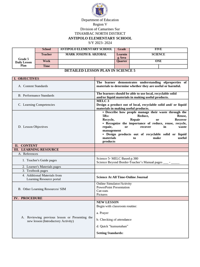 Cot Science Q1 | PDF