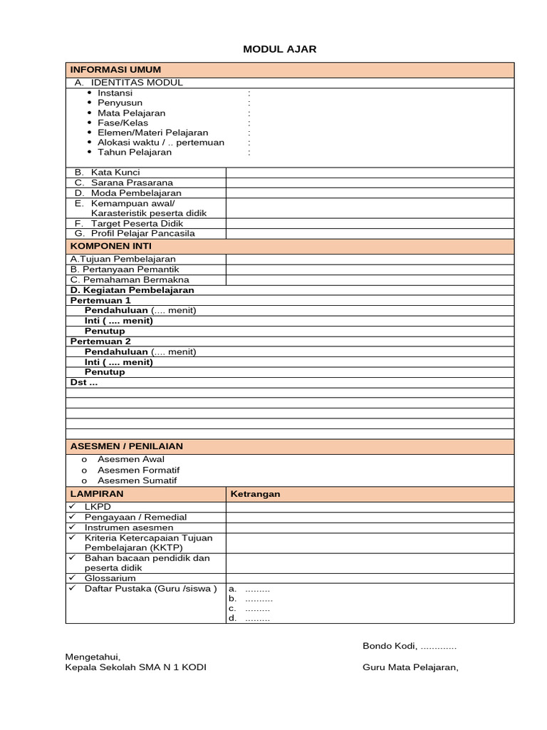 5 - Format Modul | PDF
