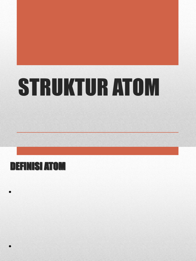 Struktur Atom Ipa | PDF