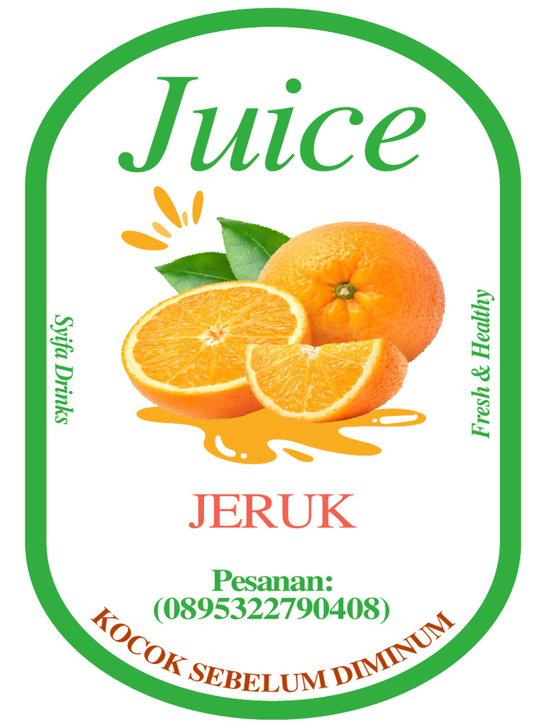 Stiker Buah Jeruk | PDF