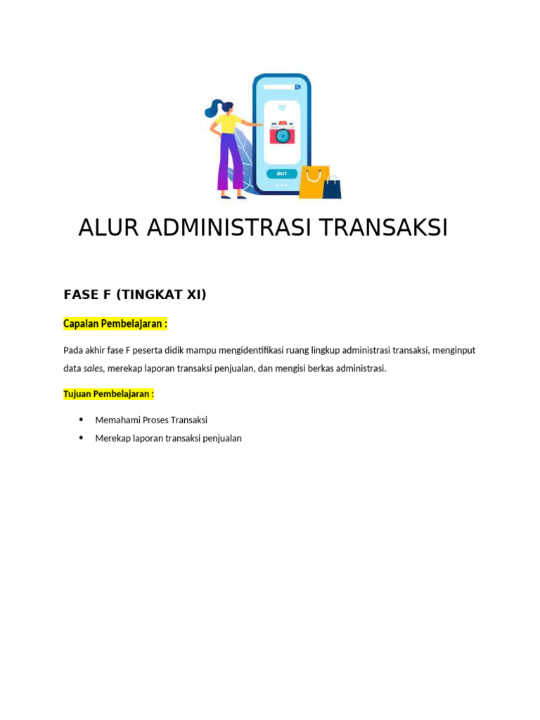 Alur Transaksi | PDF