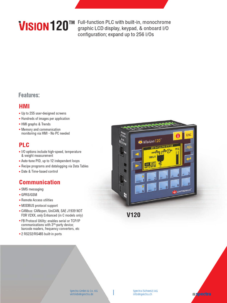 Datasheet V120 22 T2C - C6af0651 | PDF