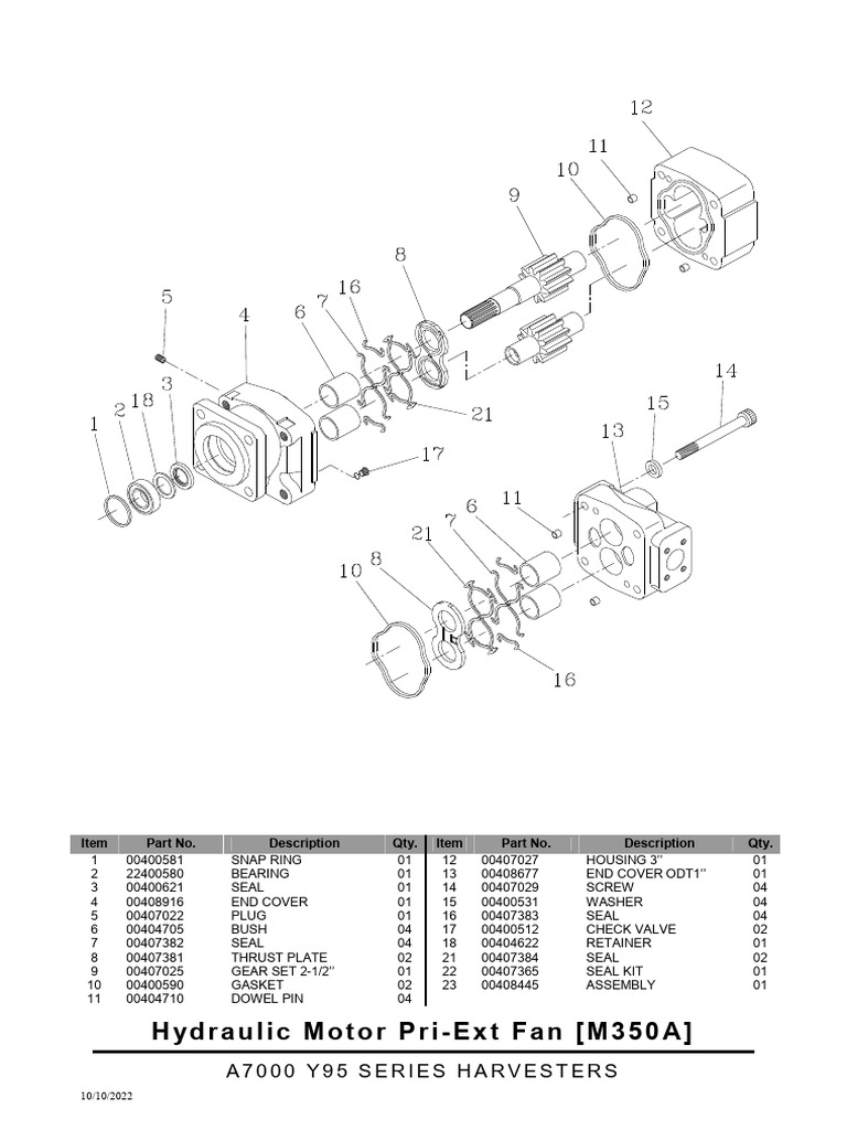 Motor Primary Extractor Fan Austoft A7000 Y95 | PDF